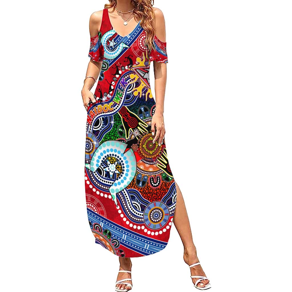 Custom NAIDOC Week 2024 Essendon Bombers Summer Maxi Dress Australia ...